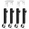 Amazon.com: aglehome Adjustable Table Leg Risers, Table Leg Extenders ...