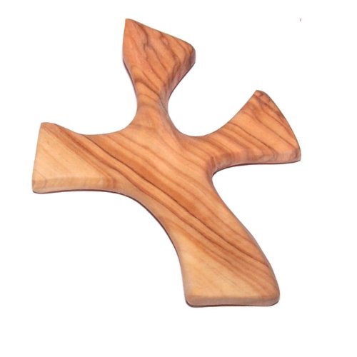 Amazon.com: Holy Land Market Olive wood Healing Cross ® - complete ...