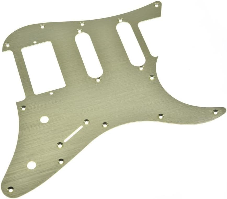 Amazon.com: KAISH Metal Pick Guard Aluminum Anodized Guitar HSS ...