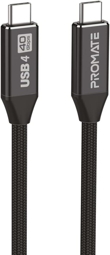 Promate PrimeLinkC40-2M USB-C Thunderbolt 4 Charging Cable, 240W PD ...