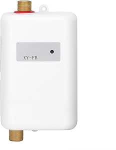 Focket elektrisk varmvattenberedare, vit snabbuppvärmning, mini, utan ...