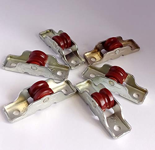 Aluminium Window Wheel (Maroon) (6 Pcs) 47mm : Amazon.in: Home & Kitchen
