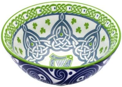 Amazon.com | Royal Tara Irish Ceramic Blessing Bowls Set of 2 Shamrock ...