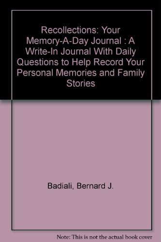 Amazon.com: Recollections: Your Memory-A-Day Journal : A Write-In ...