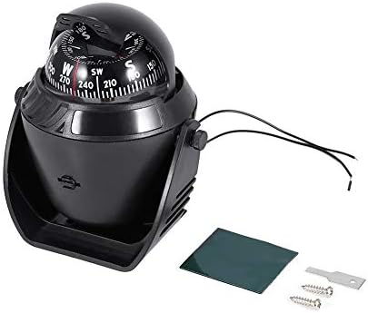 LED Compass - High Precision LED Lights Illuminated Light Up Pivoting ...