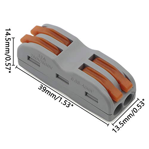 Snapklik.com : Lever Nuts Wire Connectors 30Pcs Lever-Nut Compact Wire ...