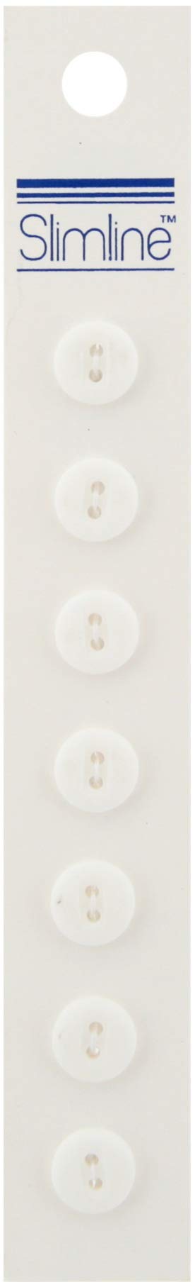Amazon.com: BERWICK OFFRAY Buttons Slimline, White 2-Hole 3/8" 7/Pkg