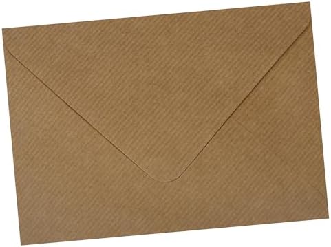 DL/Tall Premium Brown Ribbed Kraft Envelopes by Mad as a Crafter (50 ...