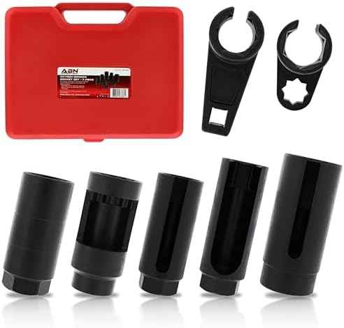 Amazon.com: ABN Oxygen 02 Sensor Socket 7-Piece Tool Kit – 22mm (7/8in ...