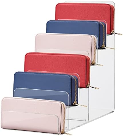 Amazon.com: uxcell Clutch Purse Display Stand 3 Layer Wallet Display ...