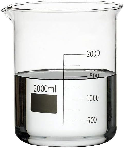 Witeg Borosilicate Glass Beaker 3000 ML With Graduation for Lab Pack of ...