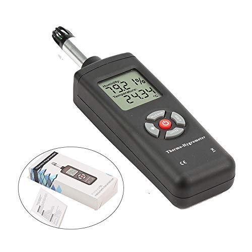 Digital Thermo-hygrometer Handheld Humidity Temperature Tester Meter ...