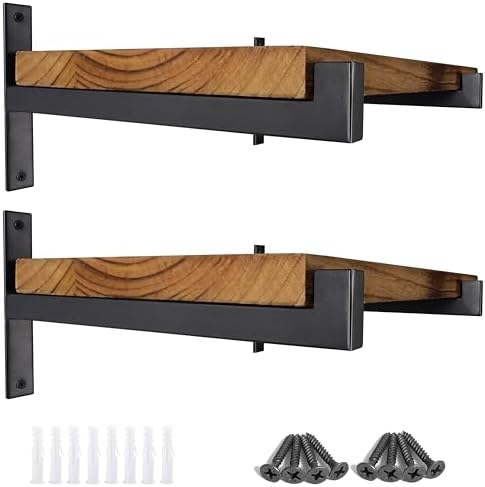 Amazon.com: Goovilla Shelf Bracket, Heavy Duty Floating Shelf Brackets ...