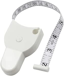 Amazon.com: Malockos Waist Body Measuring Ruler Self Retracting Triple ...
