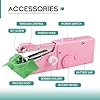 Amazon.com: Handheld Sewing Machine for Beginners,Mini Sewing Machine ...