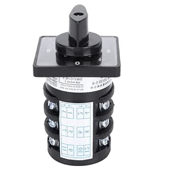 Universale Commutatore 7 posizioni Interruttore di commutazione 500V 20A selettore Rotary Lock ...