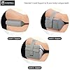 Amazon.com: Knee Pillow w/Strap - New 3-Level Contour Memory Foam Leg ...