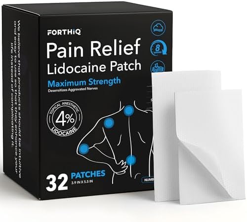 Amazon.com: CARELAND 4% Lidocaine Patches 36 Count Pain Relief Patches ...