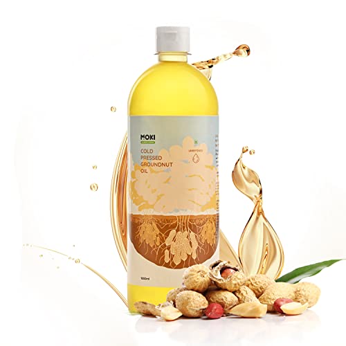 MOKI Cold Pressed Groundnut Oil | Unrefined Peanut Oil | Wood Pressed ...