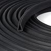 6.5Ft U Channel Rubber Edge Seal Weather Stripping - Insulation Edge ...