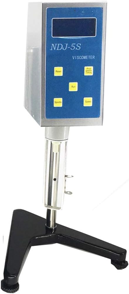 Rotary Viscosity Meter Liquid Viscometer with 4 Spindles L1 L2 L3 L4 ...