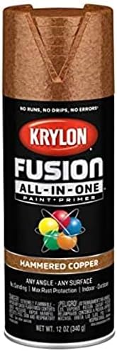 Krylon Fusion All-In-One Hammered Copper Paint + Primer Spray Paint 12 Oz. - Case of: 6 - Amazon.com