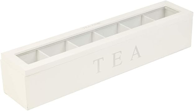 Amazon.com: Tea Storage Chest, Wooden Tea Storage Box Coffee Tea Bag ...