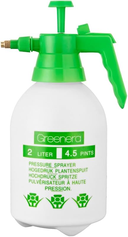 2 Litre Garden Sprayer Pressure Sprayer Hand Pump Action with ...