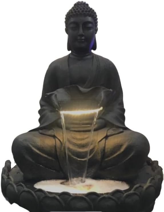 Amazon.com: Outdoor Water Fountain, Buddha Water Outside, Garden ...