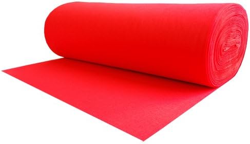 Amazon.com: 100% Wool Felt Red 1.2 MM Thick X 72 Inches Wide X 1 Yard ...