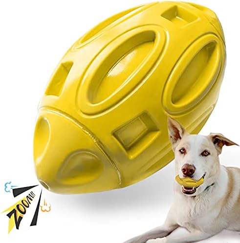EASTBLUE Squeaky Dog Toys for Aggressive Chewers: Rubber Puppy Chew ...