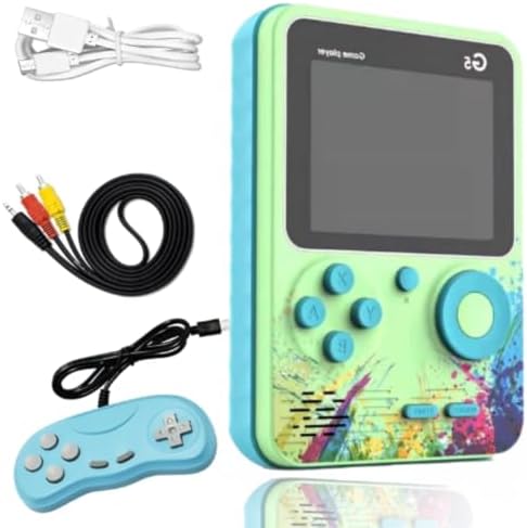 Buy G5 Gamebox,2 Players Gamepad:Video Game for Kids, 500 in 1 Retro ...