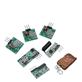 Amazon.com: 315Mhz / 433Mhz RF Wireless Transmitter Module and Receiver ...