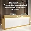 Amazon.com: Huariifowm Modern Reception Counter, Office Reception Stand ...