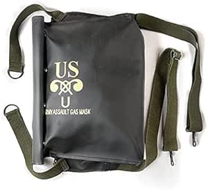 Amazon.com: ZWJPW-WW2 US ARMY NORMANDY D-DAY M5/M7 GAS MASK PACK RPLICA ...
