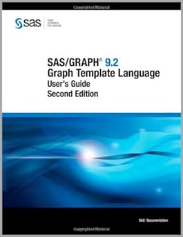 Sas/Graph 9.2: Graph Template Language User's Guide: 9781607643876: Computer Science Books ...