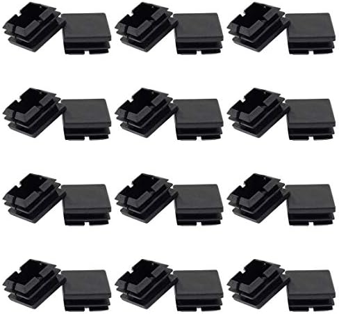 Amazon.com: 12 Pack 1.25 Inch Square Tube End Cap Plastic Plugs, 1.25 ...