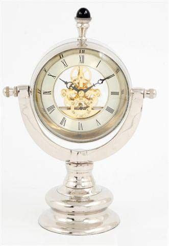 Aviator1903 See Through Clock On Moon Stand 4" : Amazon.in: Home & Kitchen