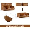 Amazon.com - 3 PCS Bamboo Pantry Organizers and Storage, Reusable Open ...