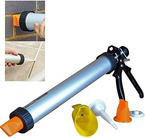 Heavy Duty Professional Mortar & Grouting Kit Gun Set Wall Floor Cement ...