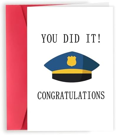 Amazon.com : Londue Police Academy Graduation Gifts, Policeman ...