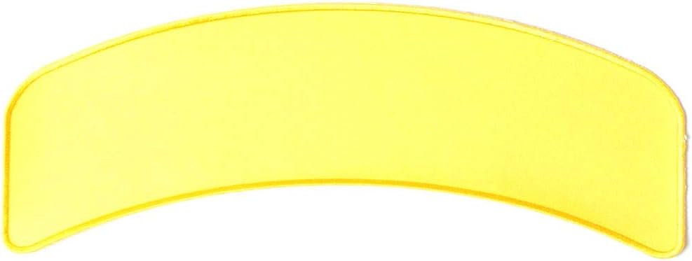 Amazon.com: Yellow 11 Inch Arched Blank Patch Rocker, Large Rocker ...