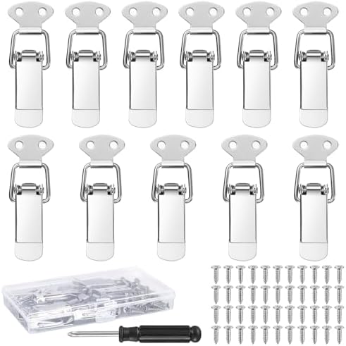11 Pcs Spring Loaded Toggle Latches, Stainless Steel Toggle Latches and ...