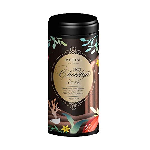 Entisi Classic 70% Dark Hot Chocolate Mix - (180g, 5 Cups) : Amazon.in ...