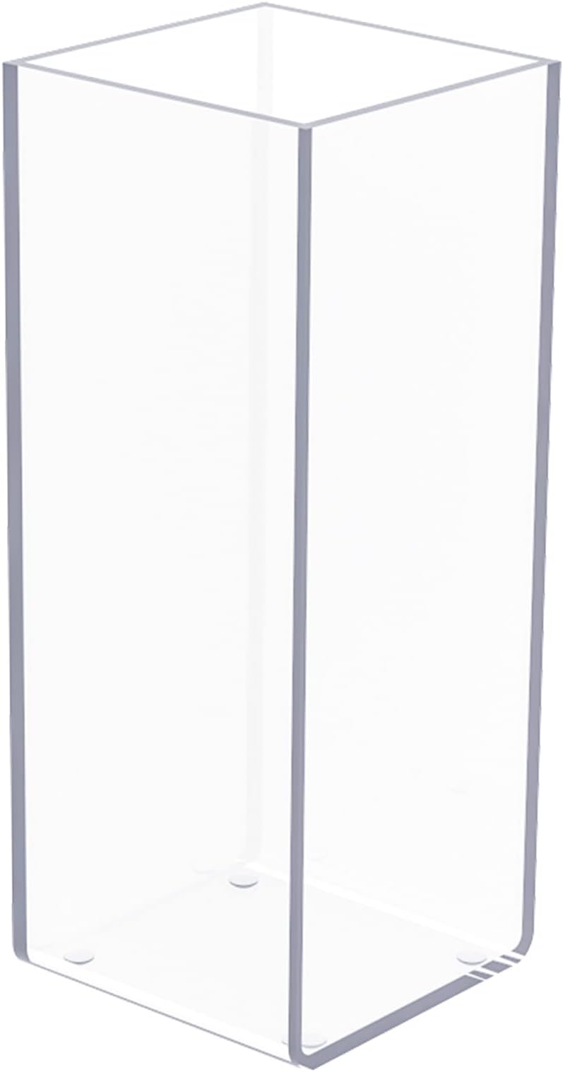 Amazon.com: Homeford Firefly Imports Clear Acrylic Block Vase Display ...