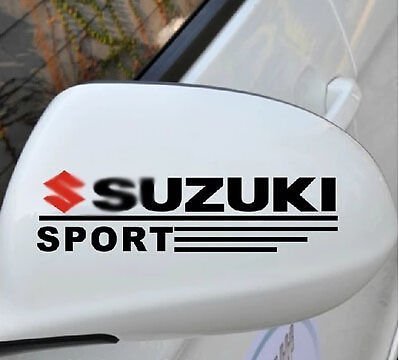 ARWY® car Sticker 2X Sport CAR Mirror Decal Stickers for Suzuki Cars ...