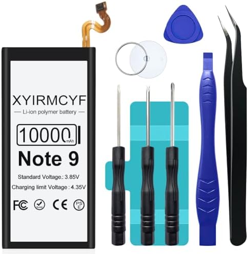 Amazon.com: XYIRMCYF Galaxy Note 9 Battery (2024 New Upgrade), 10000mAh ...
