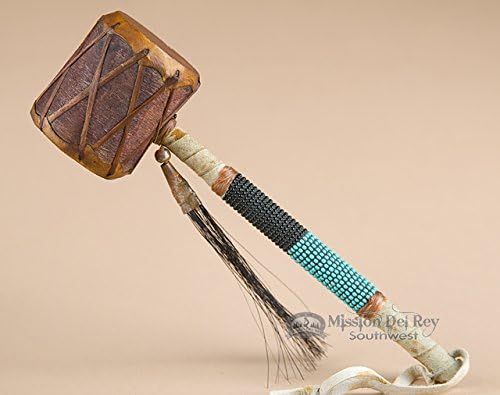 Amazon.com - Native American Navajo Indian Drum Rattle 7" - Toys And Games