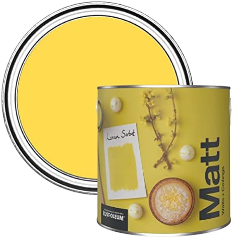 Rust-Oleum Colours Matt Emulsion Wall and Ceiling Paint - Lemon Sorbet ...