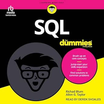 Amazon.com: SQL Essentials for Dummies (Audible Audio Edition): Richard ...